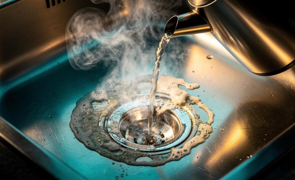 The boiling-water pour that clears sink drains: how thermal shock ...