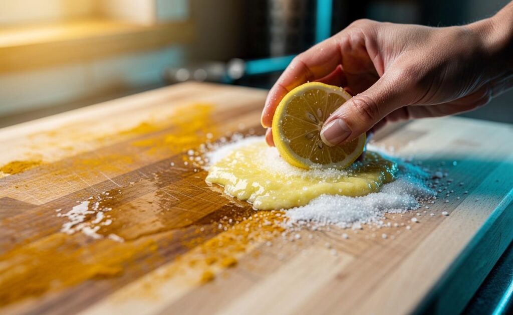 The lemon-salt scrub that brightens chopping boards: how natural ...